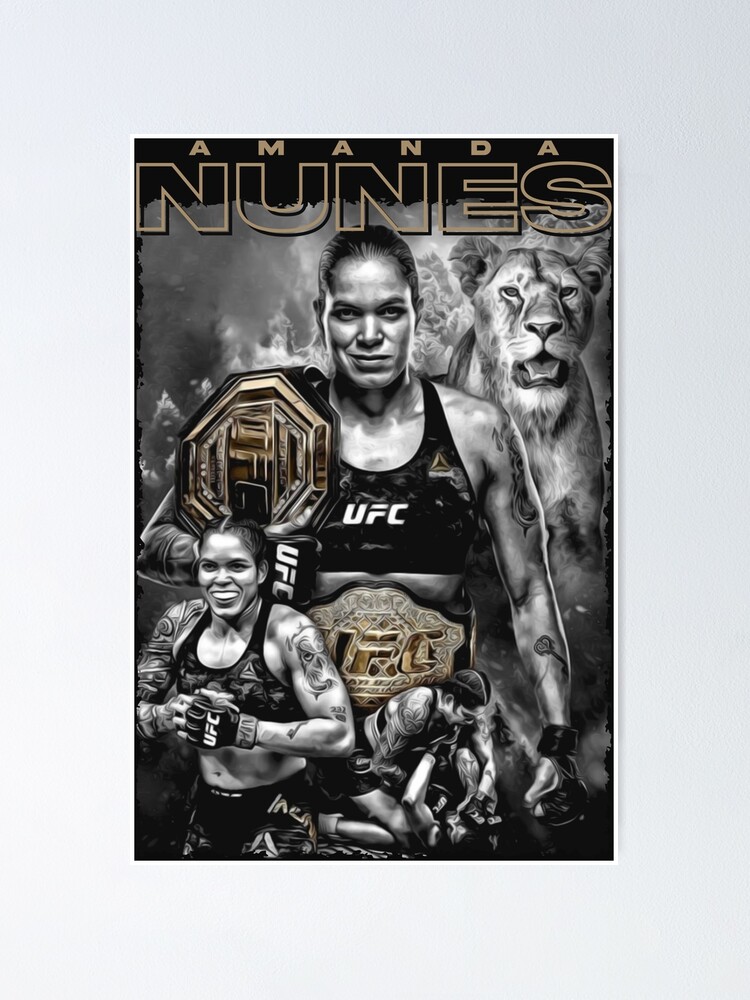 "AMANDA NUNES" Poster for Sale by batevana | Redbubble
