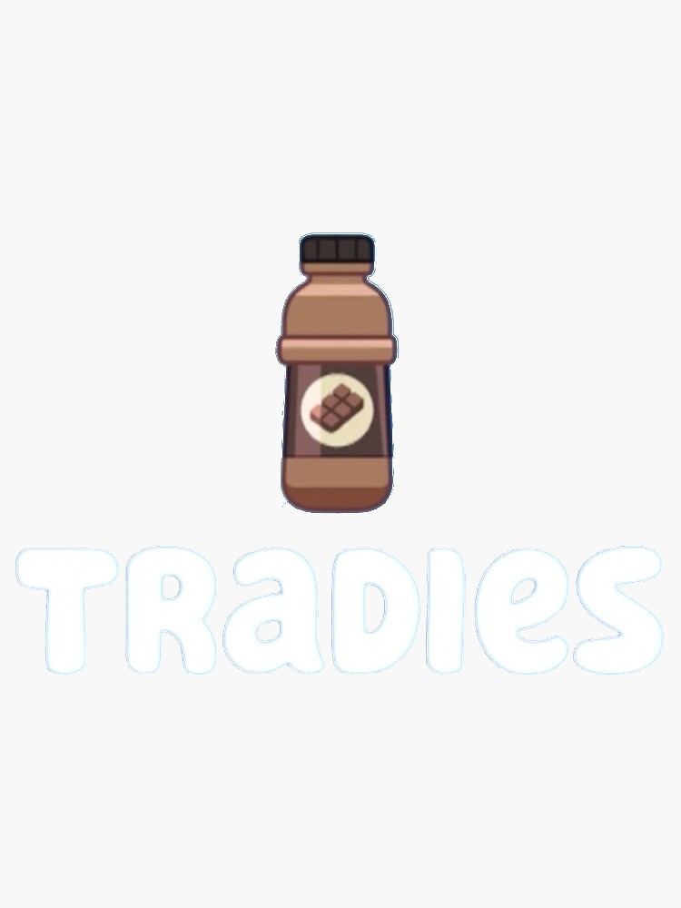 "Tradies" Sticker for Sale by RadicalAM | Redbubble