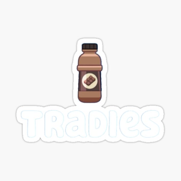 "Tradies" Sticker for Sale by RadicalAM | Redbubble