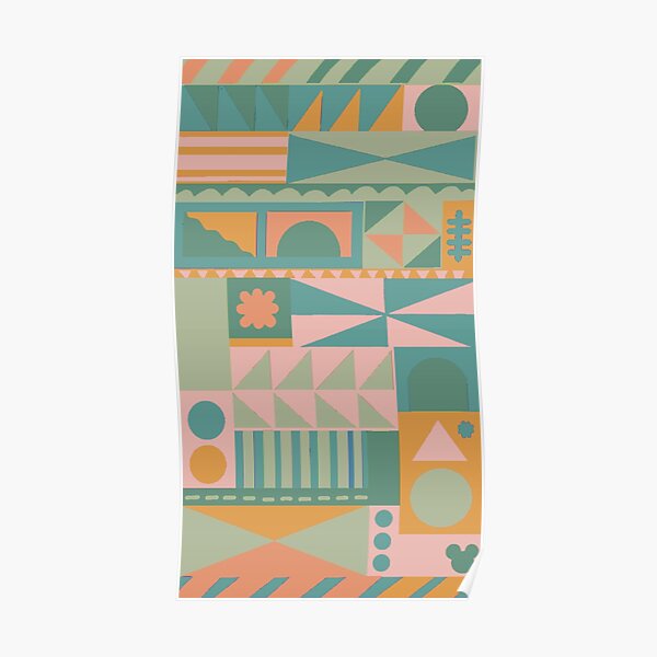 ""it's a small world" Pattern (fresh palette)" Poster for Sale by ...