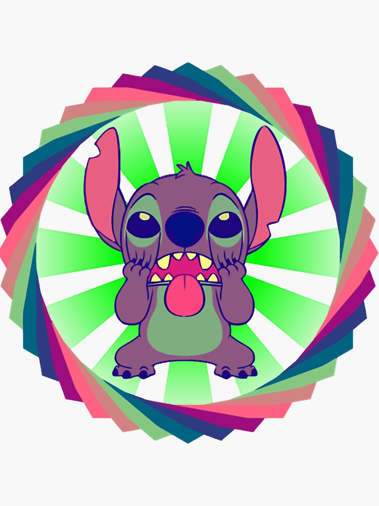 "stitch retro Ess" Sticker for Sale by vernarebs | Redbubble
