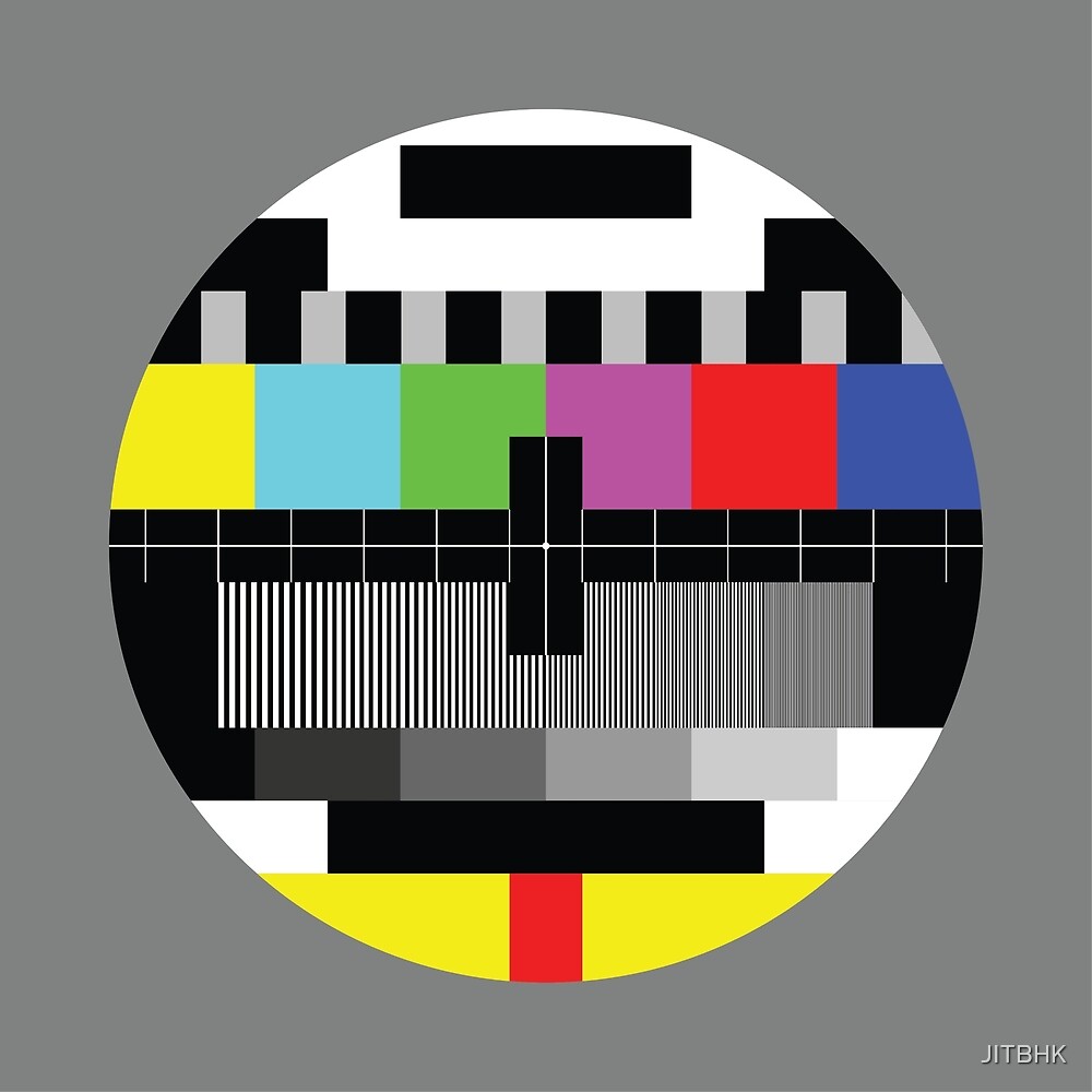 "Television Test Pattern" by JITBHK | Redbubble