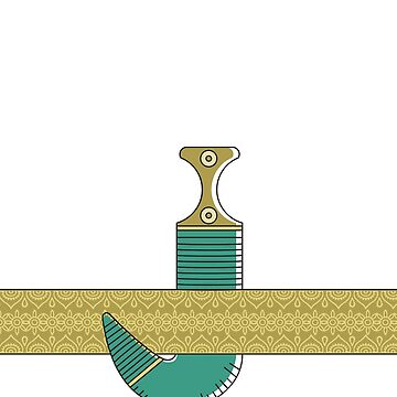 "jambiya, yemen traditional clothing, Yemeni jambia " Sticker for Sale ...