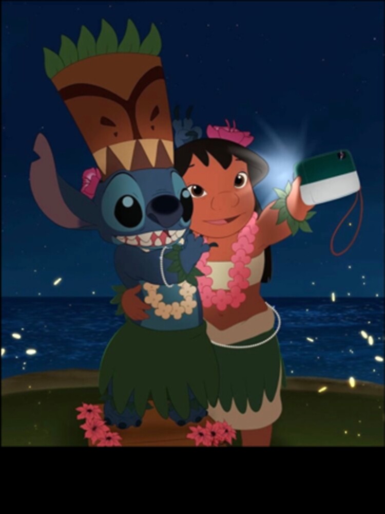 "stitch lilo friends Ohana C" Art Print for Sale by daniellejeste ...