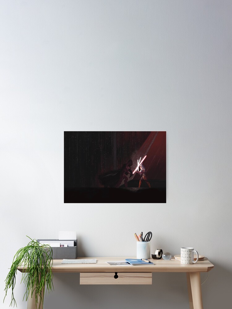 "Master vs. Apprentice" Poster for Sale by MyrineArt | Redbubble