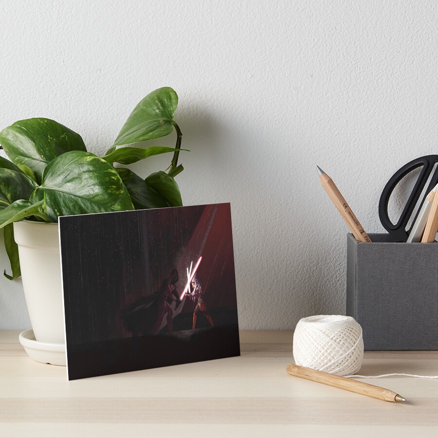 "Master vs. Apprentice" Poster for Sale by MyrineArt | Redbubble