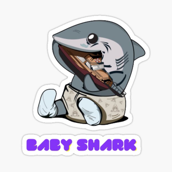 "Shark" Sticker for Sale by Tiendaonlypro | Redbubble