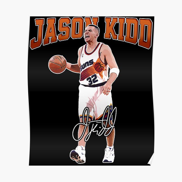 "Jason Kidd Basketball Legend Signature Vintage Retro 80s 90s Bootleg ...