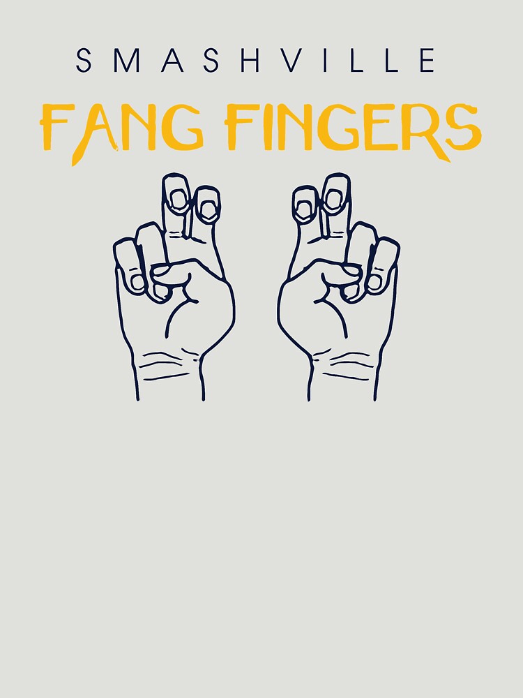 "Smashville Fang Fingers for Predators Hockey" Essential T-Shirt for ...