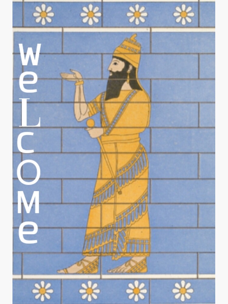 "Assyrian Welcome Sign" Poster for Sale by tylamilian | Redbubble