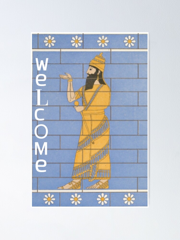 "Assyrian Welcome Sign" Poster for Sale by tylamilian | Redbubble