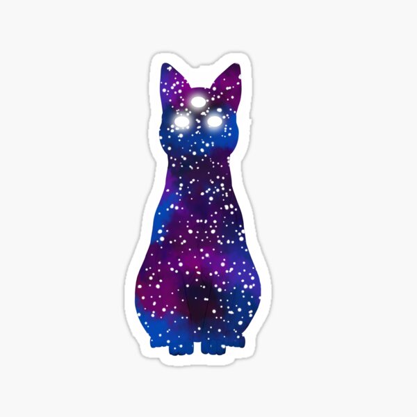 "Space Cat" Sticker for Sale by Sunsshin3 | Redbubble