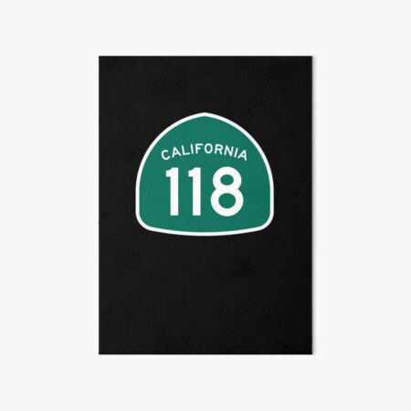 "California 118 freeway sign Classi" Art Board Print for Sale by ...