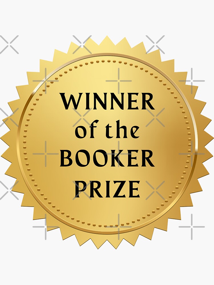 "Booker Prize Winner Golden Medal" Sticker for Sale by BeakHouse ...