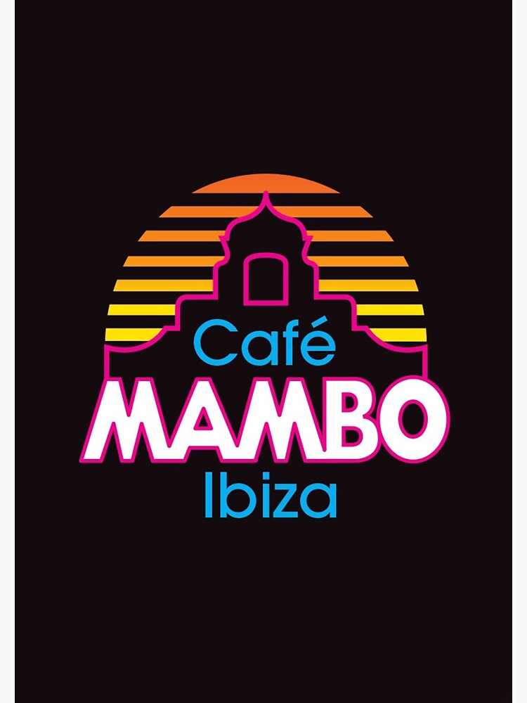 "Cafe Mambo Ibiza" Sticker for Sale by crlhammes | Redbubble