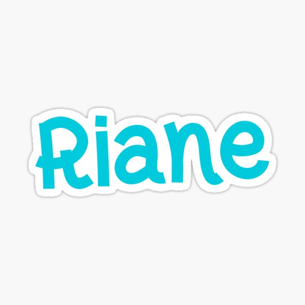 "Riane, Funny Cool Best color art" Sticker for Sale by artdragongift ...