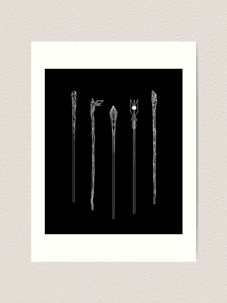 "Staff of the Istari" Art Print for Sale by AlanBaoArt | Redbubble