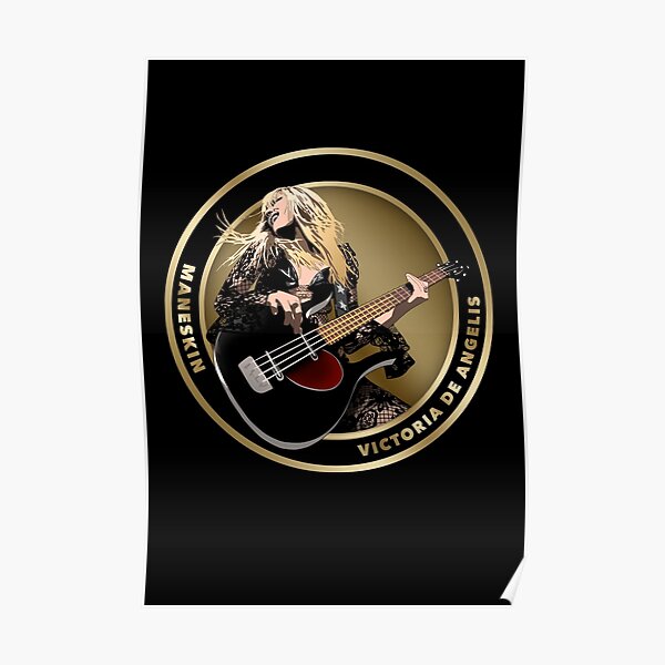 "Victoria De Angelis - Gold 1" Poster for Sale by SzaboMarta | Redbubble