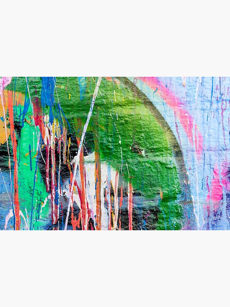 "Dripping paint graffiti wall" Poster by Juhku | Redbubble