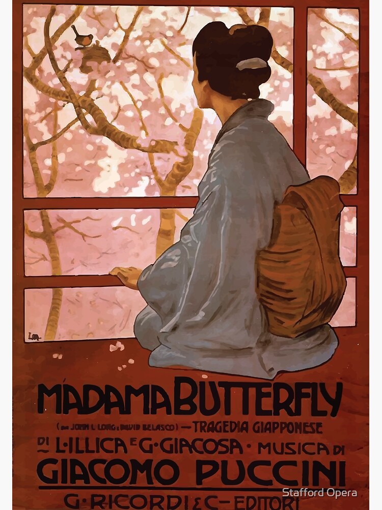"Madama Butterfly Vintage" Poster for Sale by breenichols | Redbubble
