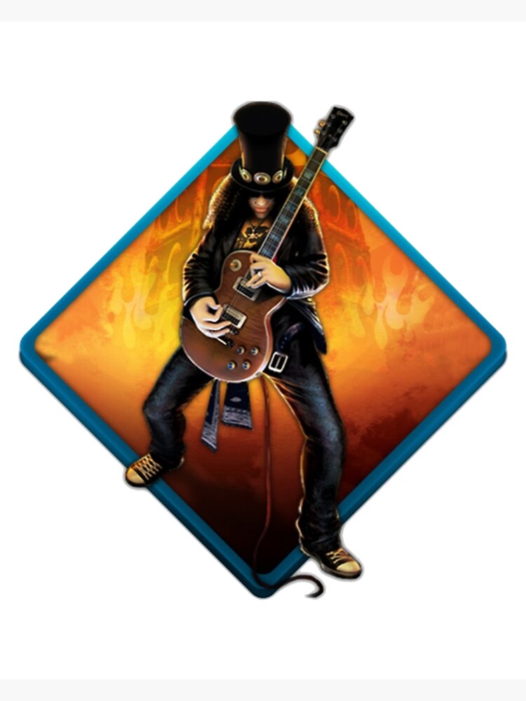 "The Slash Guitar" Poster for Sale by roserguson | Redbubble
