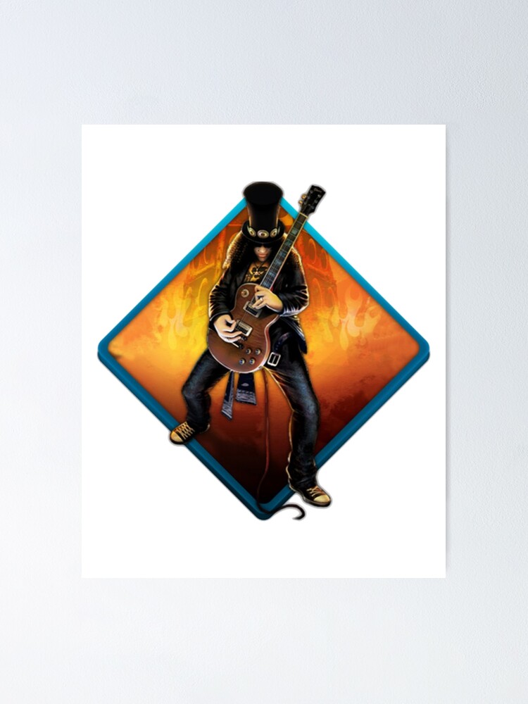 "The Slash Guitar" Poster for Sale by roserguson | Redbubble