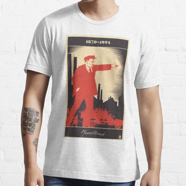 "Lenin poster 1924" T-shirt for Sale by Khokhloma | Redbubble | lenin t ...