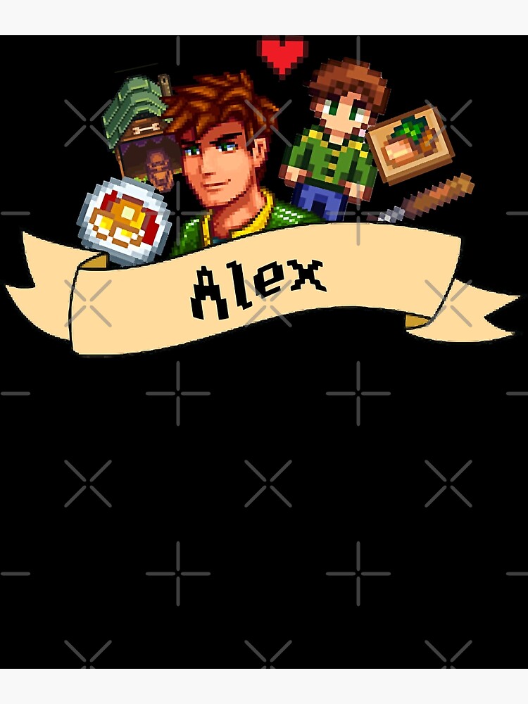 "The Lazy Way To Alex Stardew Valley Can Extrapolate Vintage Retro" Art ...