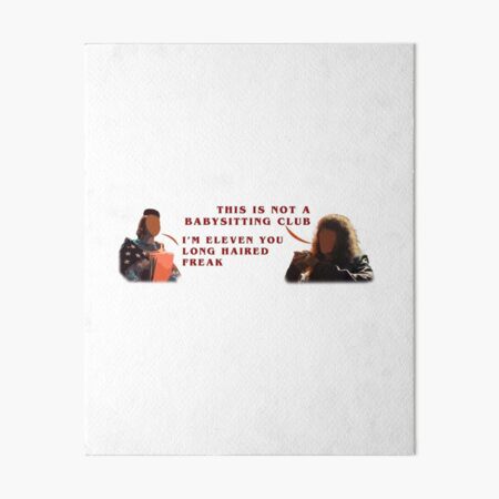 "Eddie Munson vs Erica Stranger Things Season 4 " Art Board Print by ...