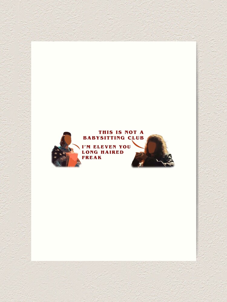 "Eddie Munson vs Erica Stranger Things Season 4 " Art Print for Sale by ...