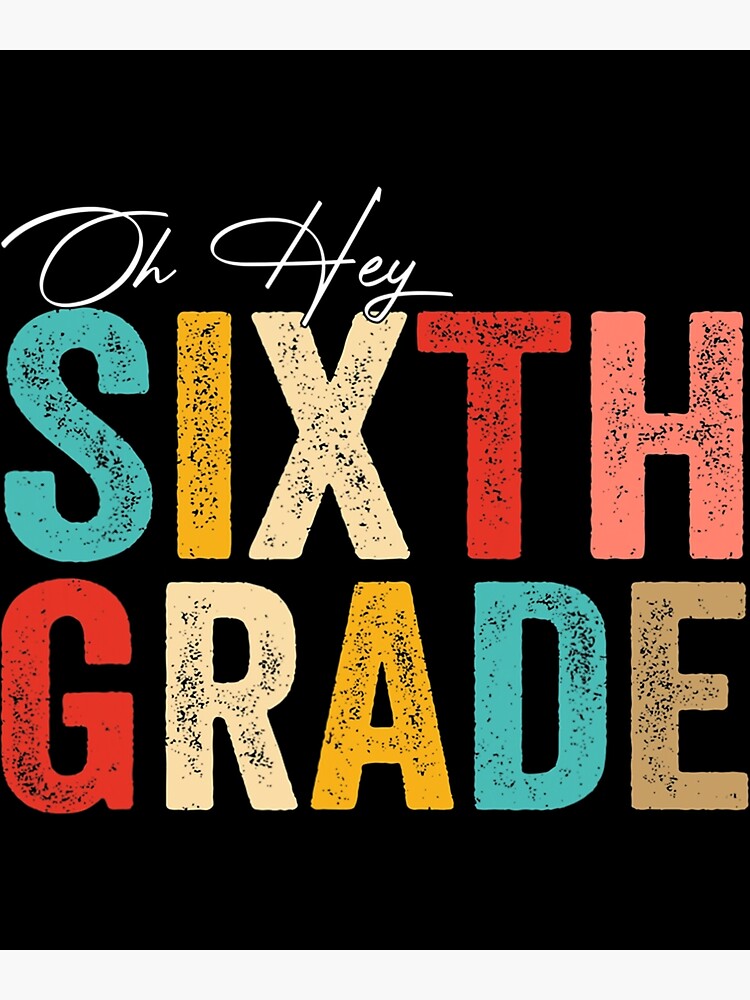 Póster «Regreso a la escuela Estudiantes Profesor Oh Hey 6to Sexto ...