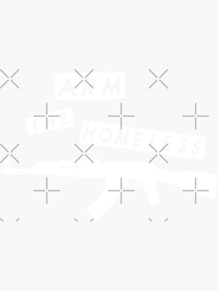 "Power Symbol Energy Sources Arm The Homeless Vintage" Sticker for Sale ...