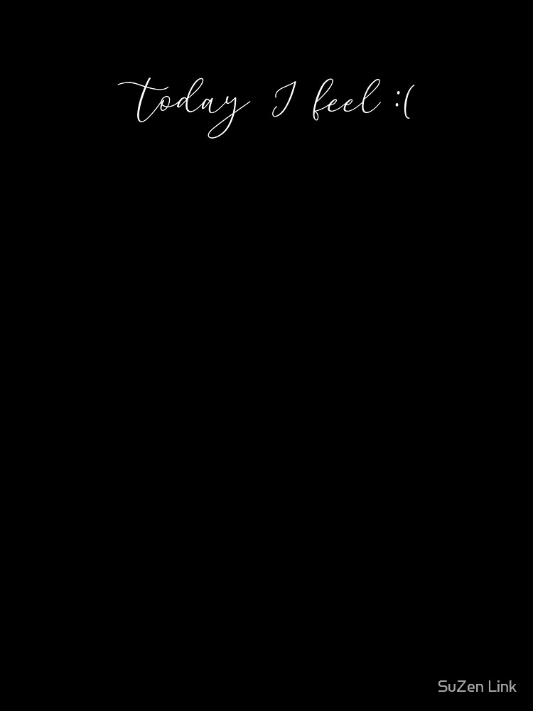 "Today I feel" Sticker for Sale by link2sue | Redbubble