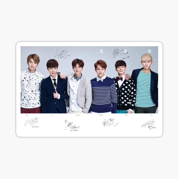"EXO" Sticker for Sale by Itsxholly | Redbubble