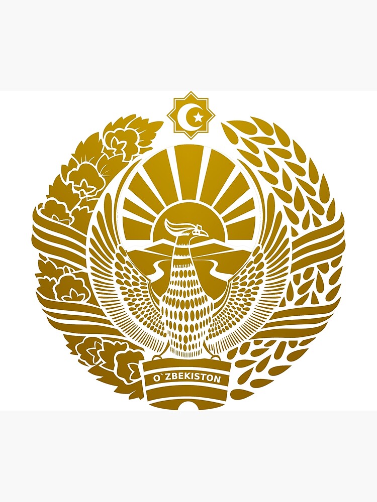 "Emblem of The Republic of Uzbekistan" Poster for Sale by turimoff ...