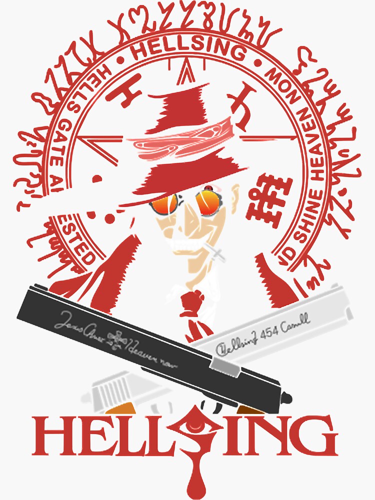 "Hell_sing" Sticker for Sale by Wiggoes04 | Redbubble