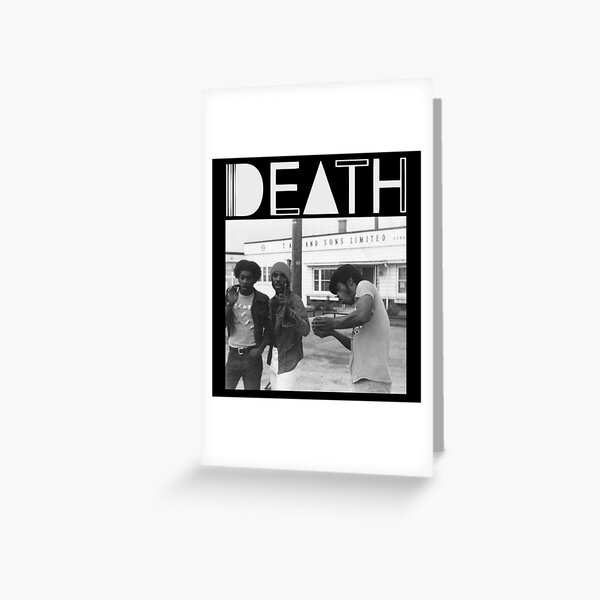 "A Band Called Death - Proto Punk (White Logo)" Greeting Card for Sale ...
