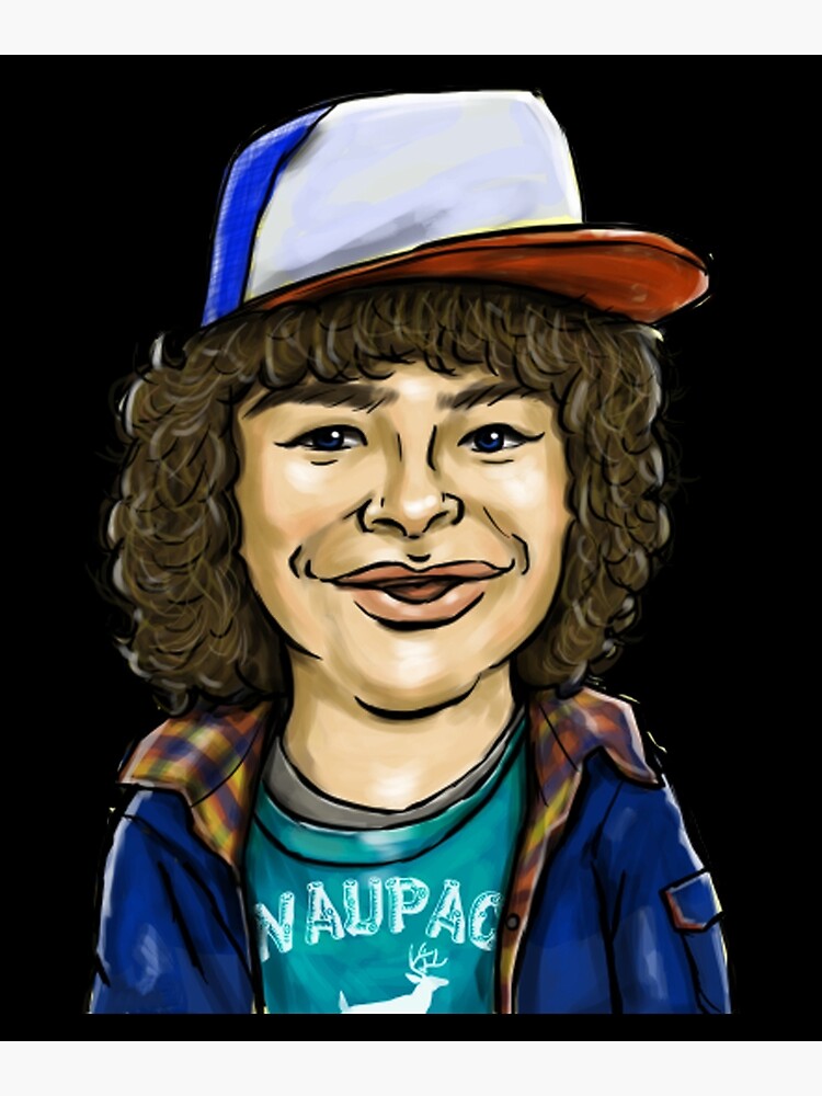 "Stranger Things Dustin Henderson" Art Print for Sale by LCDuffey ...