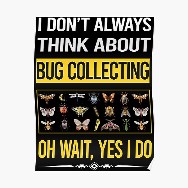 "Funny Yes I Do Bug Collecting Insect Insects Bugs" Poster for Sale by ...