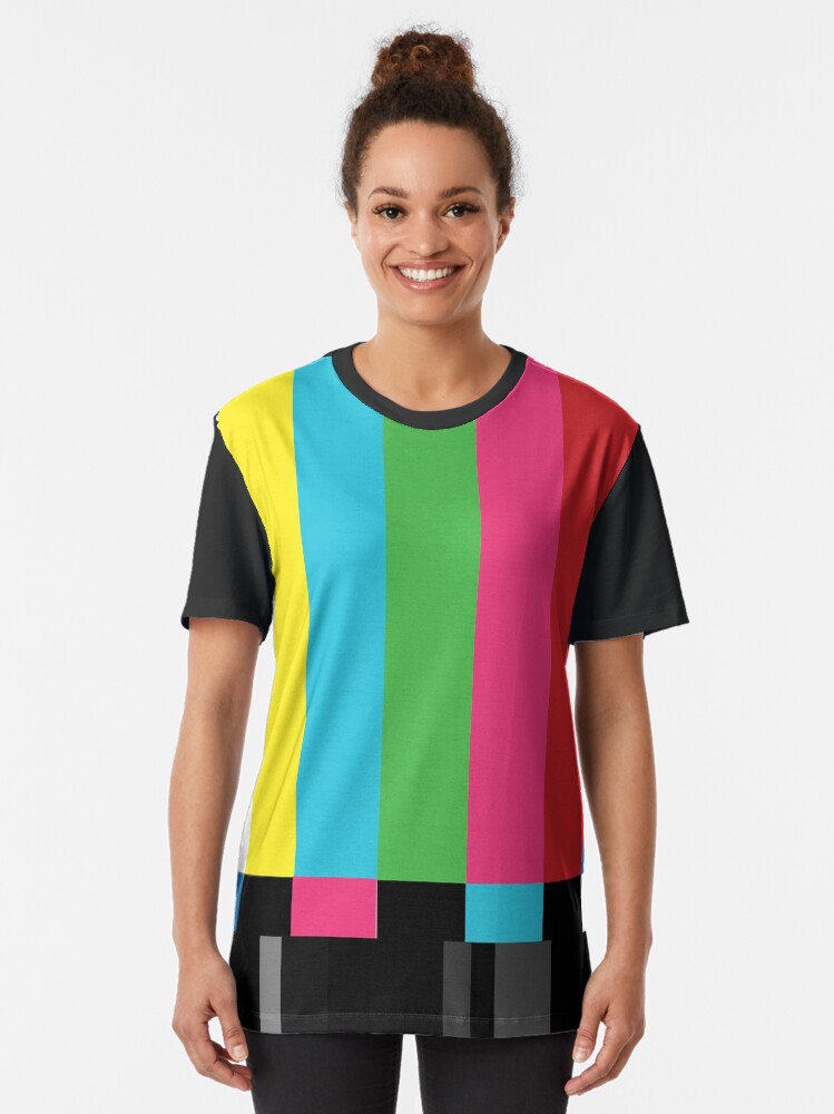 "TV Color Bars" Graphic T-Shirt for Sale by ezee123 | Redbubble