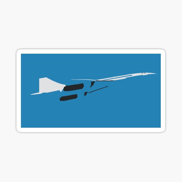 "Concorde Speedbird" Sticker for Sale by Speedbirddesign | Redbubble