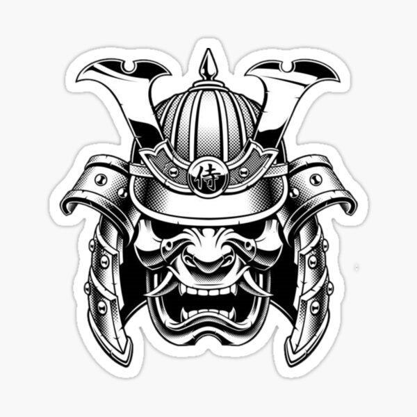 "Shogun Samurai Japanese Warrior" Sticker for Sale by JankyDesignsFI ...