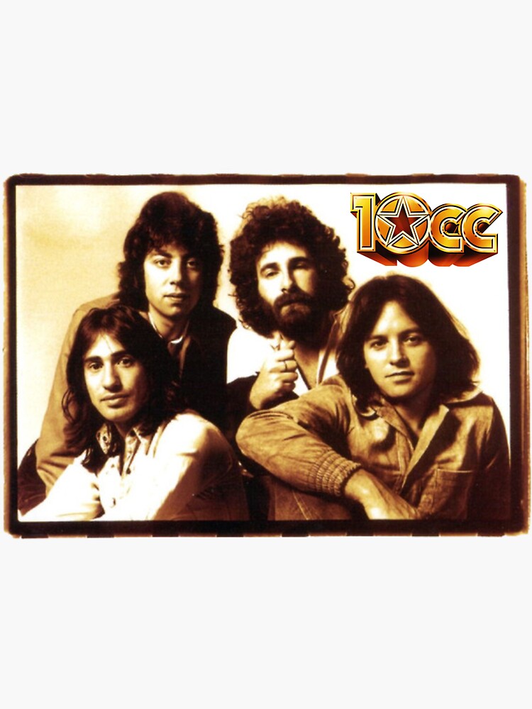 "10CC BAND 10 CC BAND" Sticker for Sale by axcastarlai | Redbubble