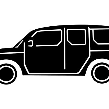 "Honda Element" Sticker for Sale by AutoClub | Redbubble