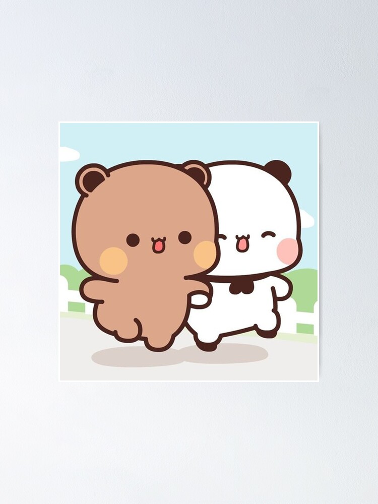 "Cute Couple Bu bu And Dudu Are Happy Walking Together" Poster for Sale ...