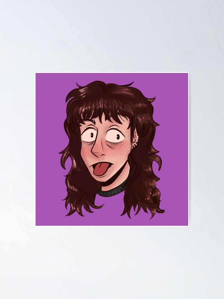 Poster « Eddie Munson stranger things sticker », par boredrxm | Redbubble