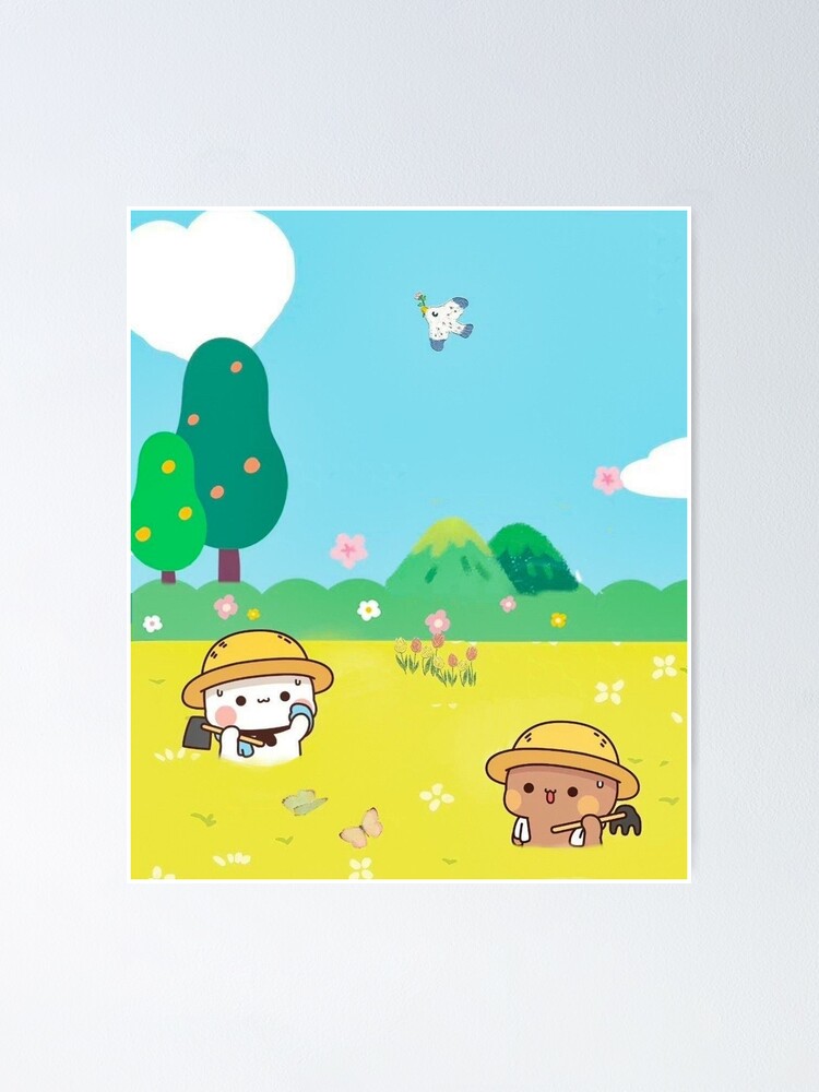 "Cute Couple Dudu And Bubu Are Hard Working On The Field" Poster for ...