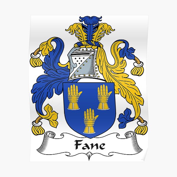 "Fane" Poster for Sale by HaroldHeraldry | Redbubble