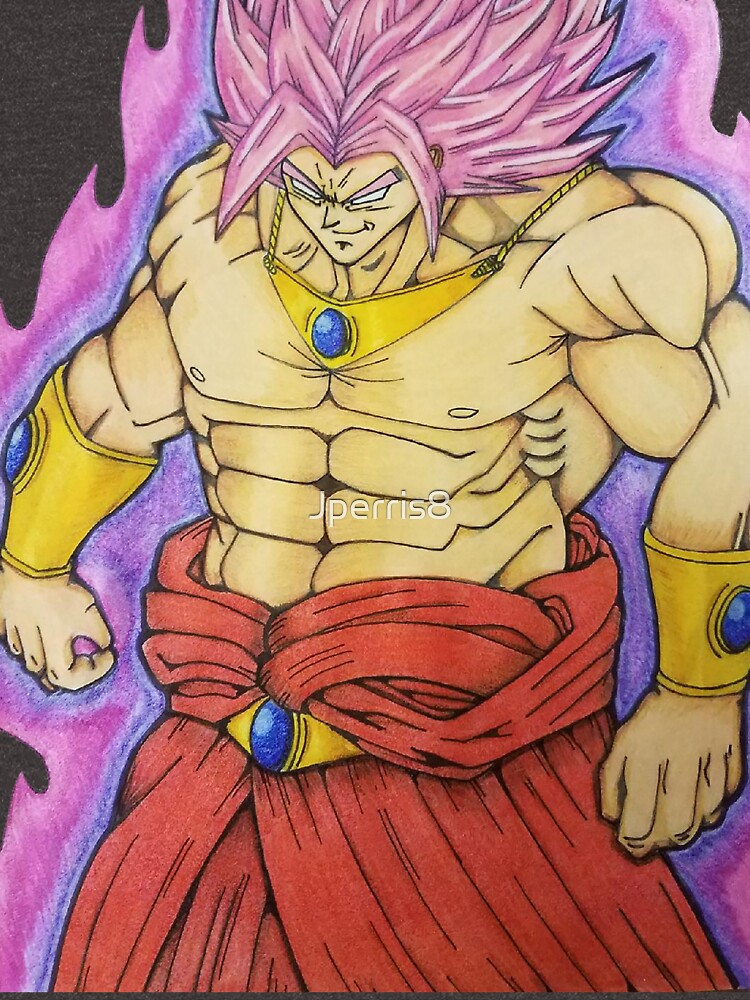 Broly Super Saiyan Rose T Shirt By Perriscreations Redbubble