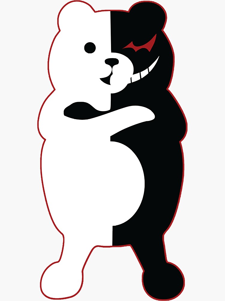 "danganronpa monokuma-2jpJR" Sticker for Sale by RyiuaOpika | Redbubble